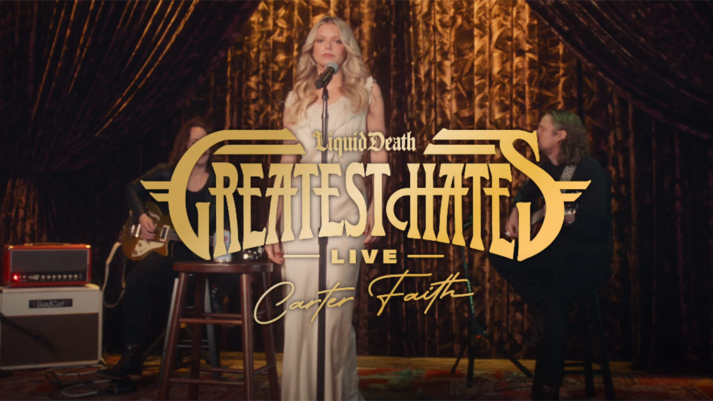 Liquid Death Goes Country with Carter Faith - The Rock Father Magazine